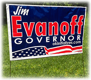 Poly Bag Yard Signs | Price List - political and campaign plastic bag ...